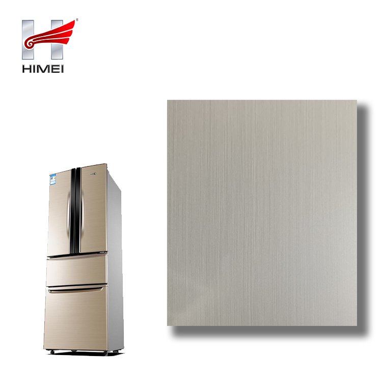 Golden brushed coated steel plate for refrigerator panel – Laminate ...